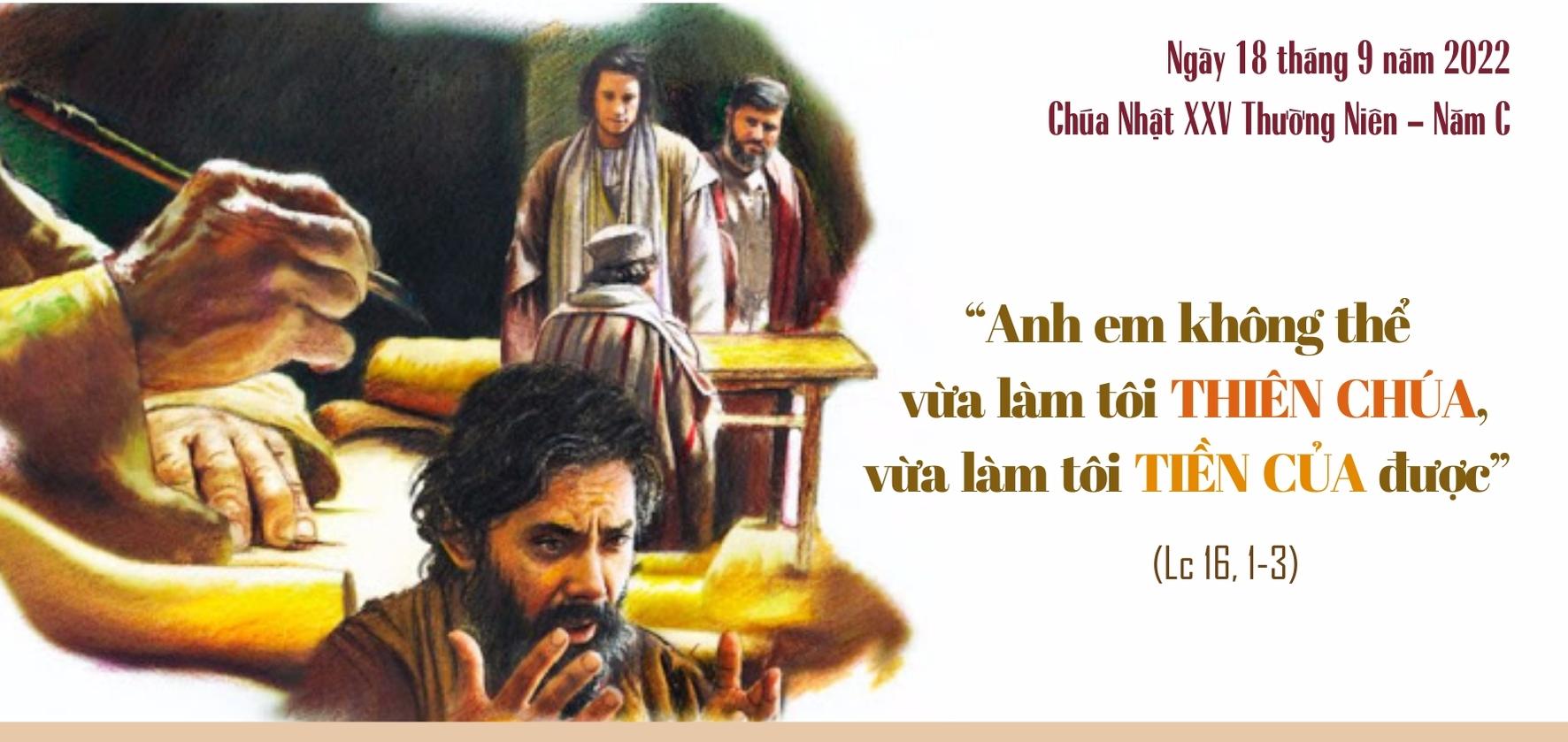 Anh em không thể làm tôi hai chủ – Chúa nhật 25 Thường Niên C